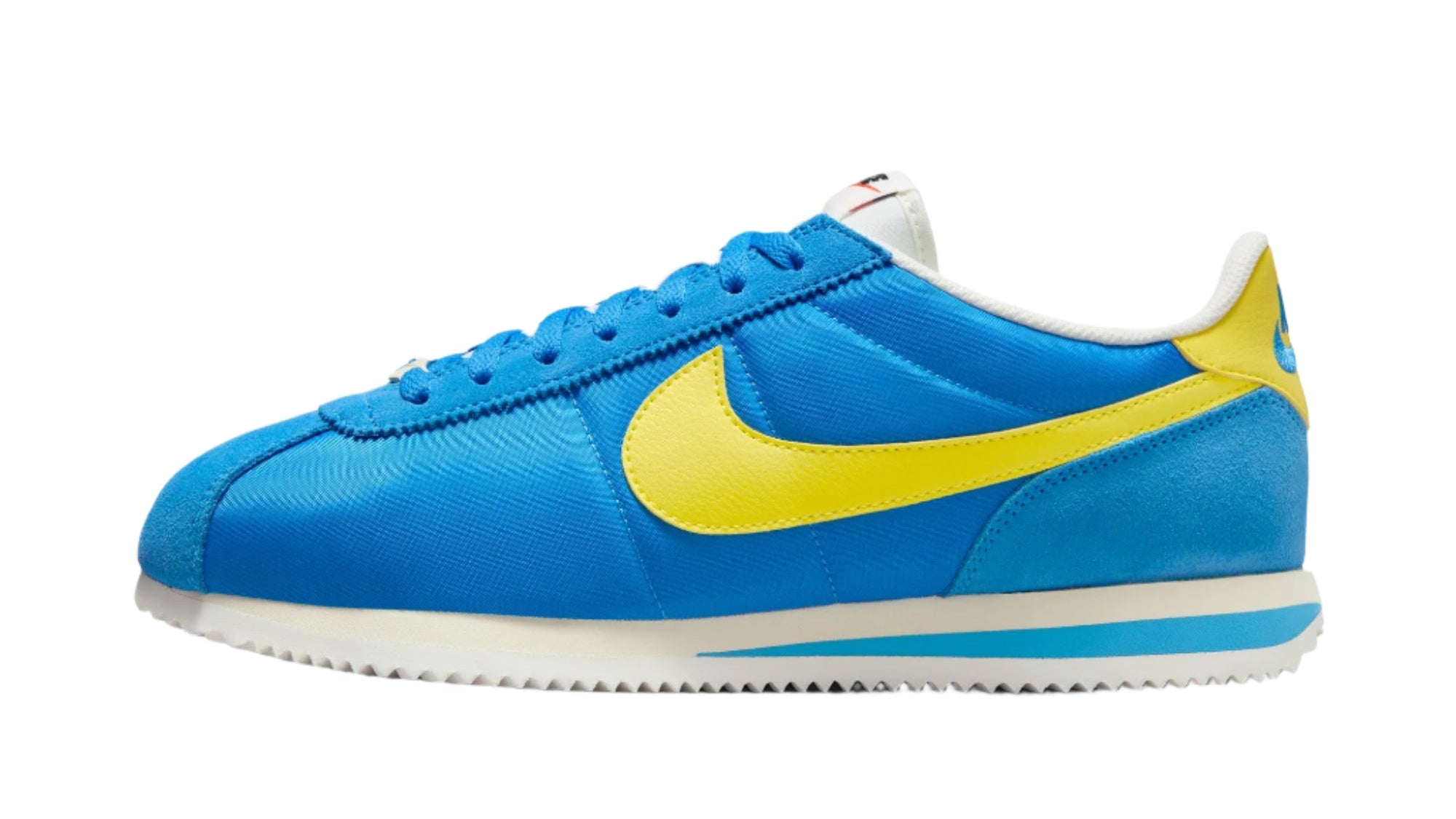 NIKE CORTEZ TEXTILE - BLUE/LIGHTENING – CRSVR
