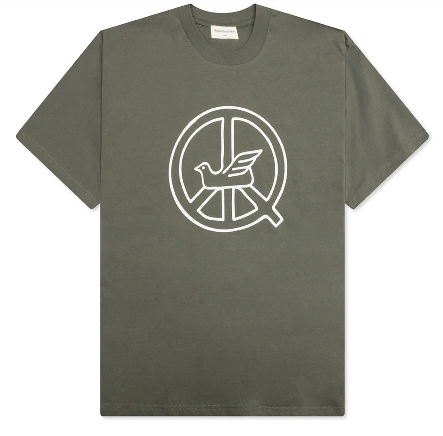 MUSEUM OF PEACE AND QUIET PEACEFUL DOVE TEE - OLIVE/SAIL – CRSVR