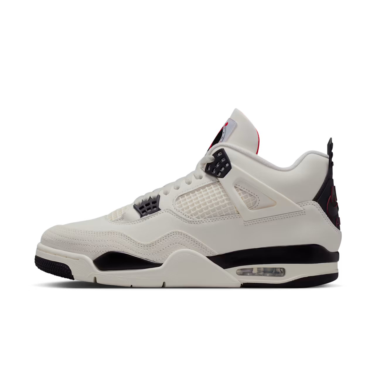AIR JORDAN 4 RETRO OG FC GS - SAIL/BLACK-UNIVERSITY RED – CRSVR
